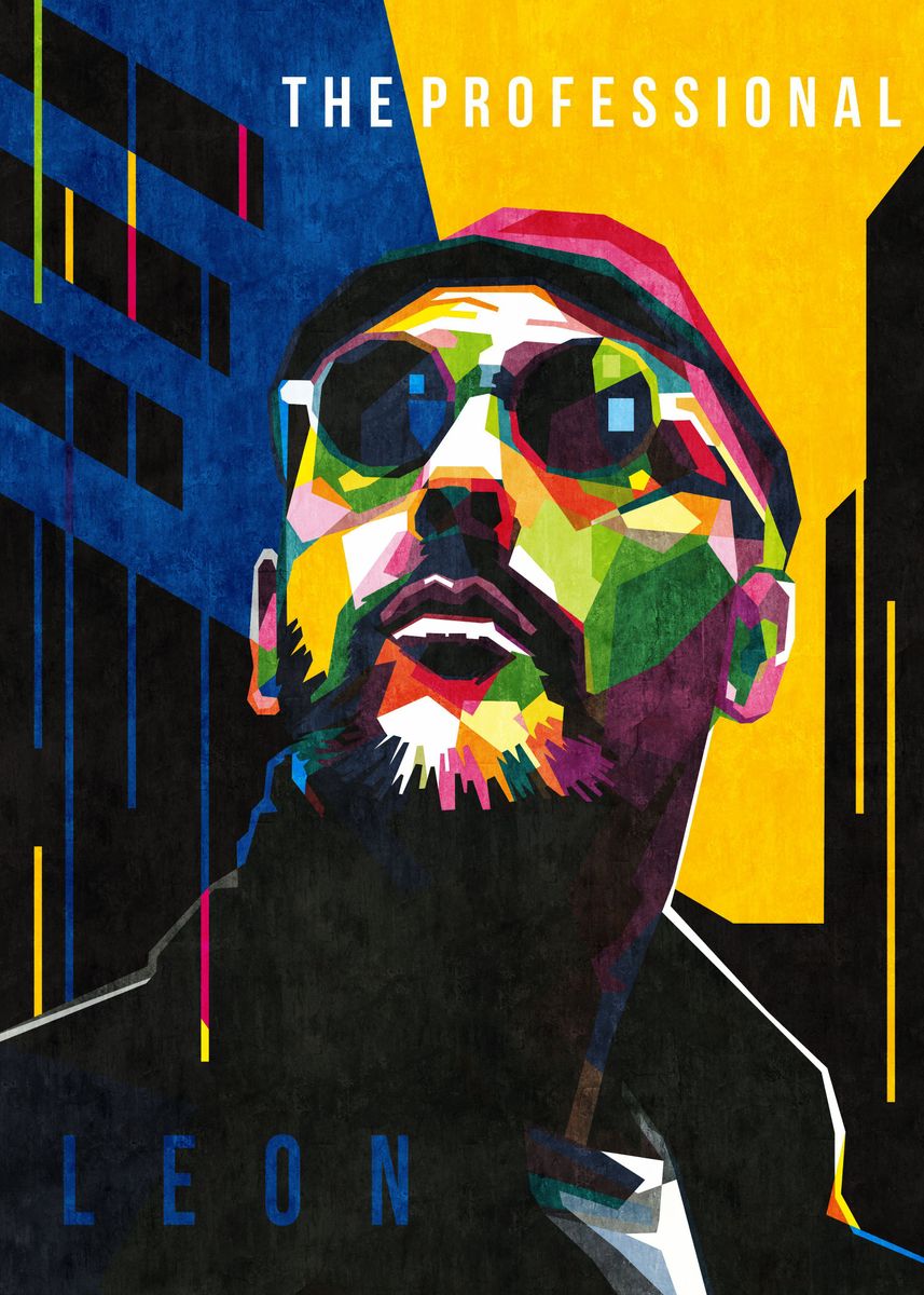 'leon the professional' Poster, picture, metal print, paint by Em ...