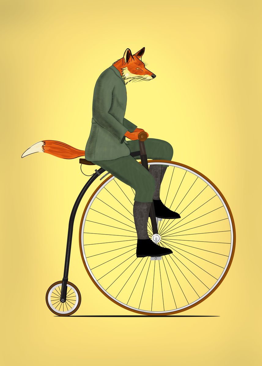 'Mr Sebastian Fox' Poster by RogueDesign | Displate