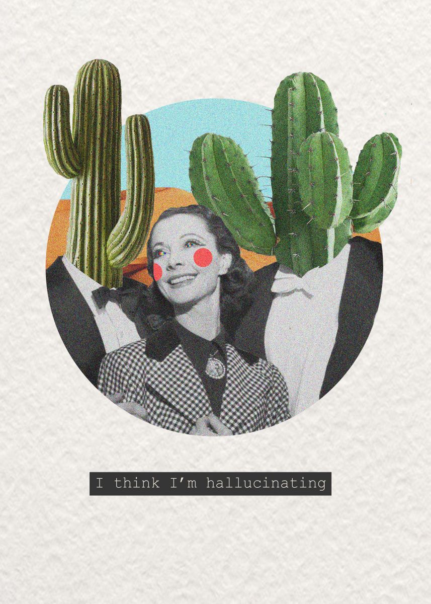 'Halluci Nation' Poster, picture, metal print, paint by K Ambing | Displate