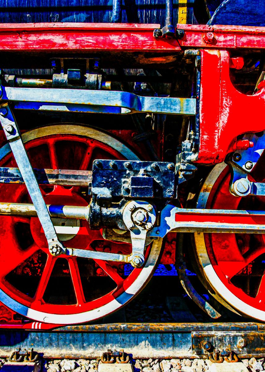 'Piston Rod Driving Gear' Poster by Art Ofphotos | Displate