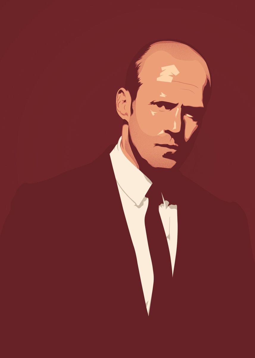 'Jason Statham' Poster by Andrea Carla | Displate