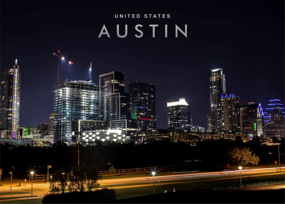 'Austin Texas' Poster by Ez Photography | Displate