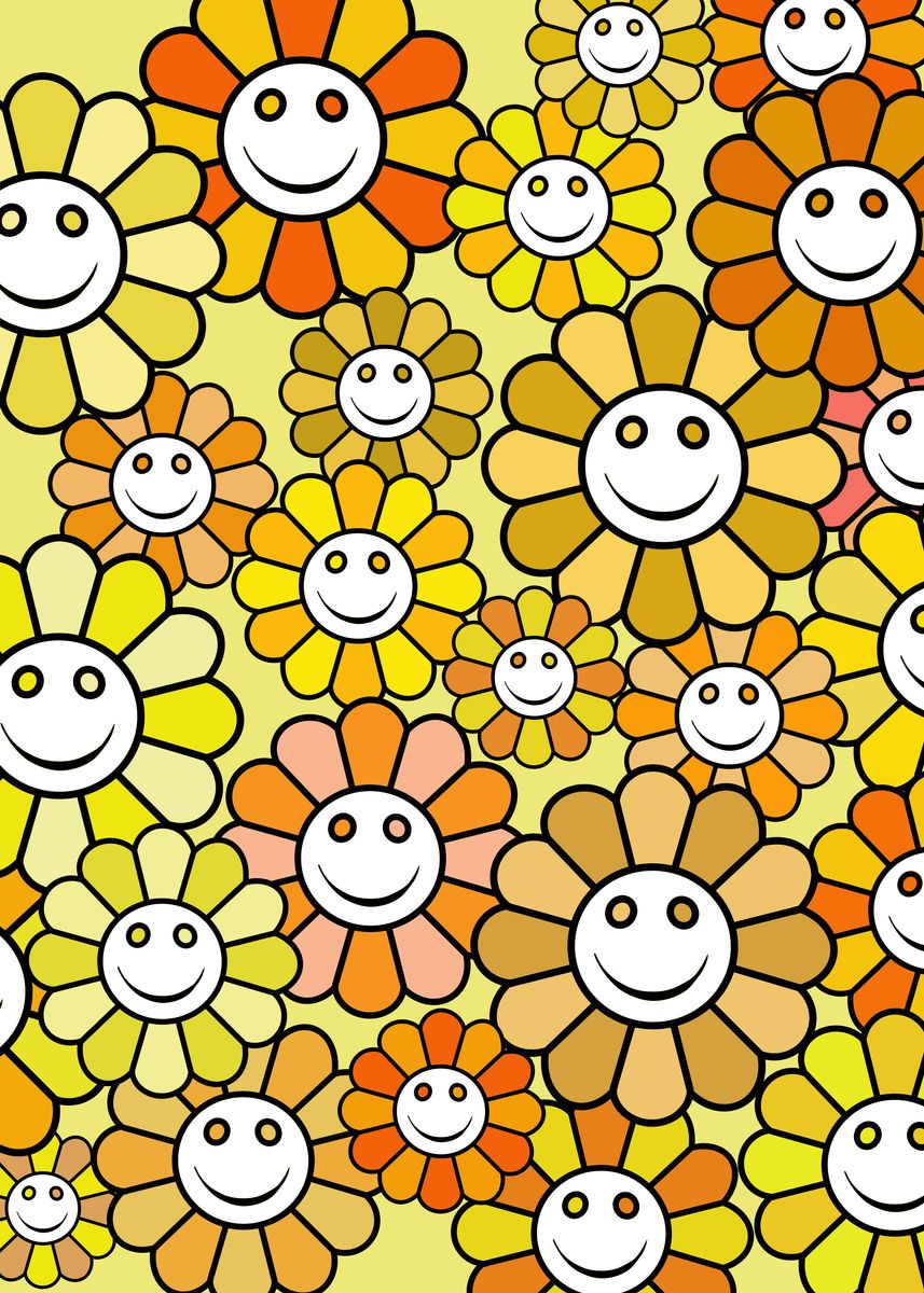 'Flower Folly No1' Poster, picture, metal print, paint by RogueDesign ...