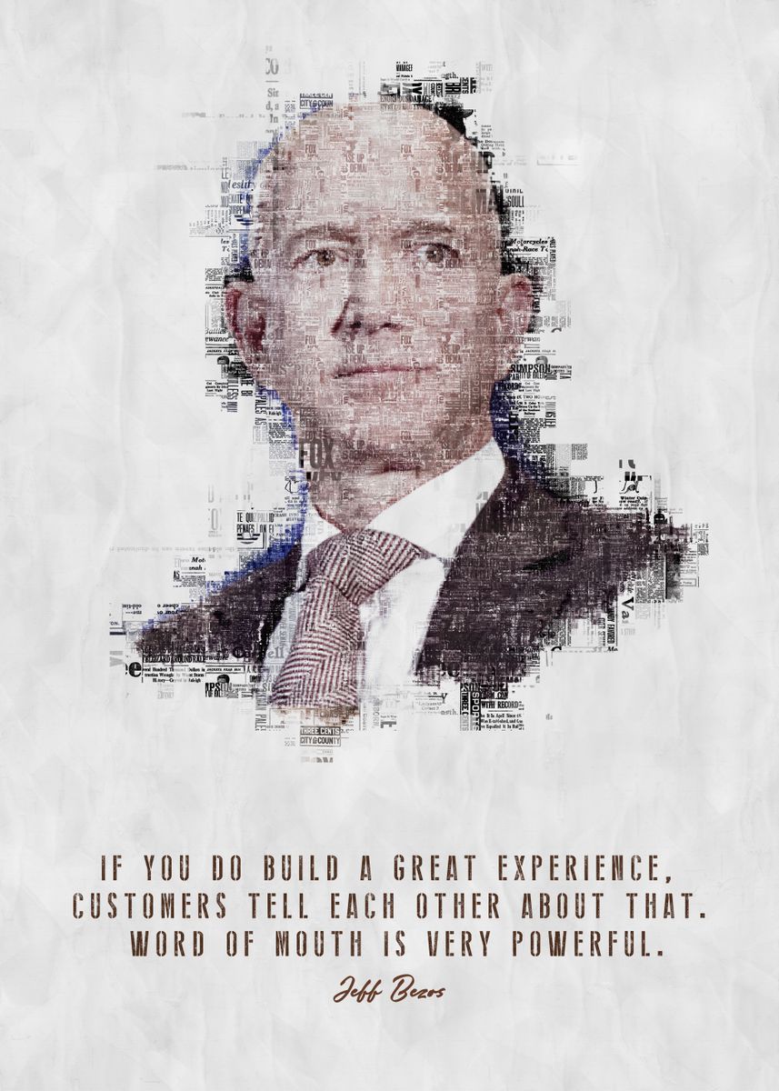'Jeff Bezos' Poster by Most Popular Cult posters | Displate