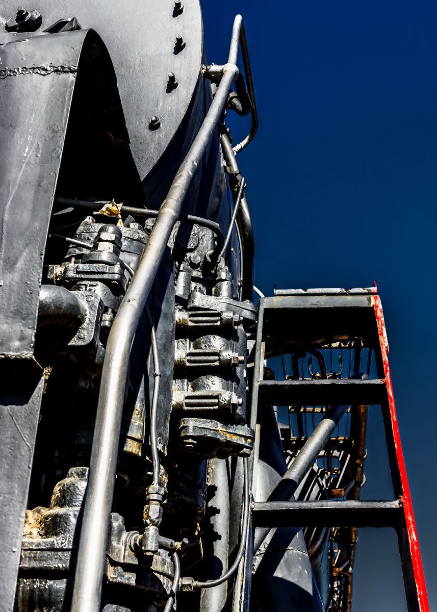 'Steam Locomotive Abstract' Poster by Art Ofphotos | Displate