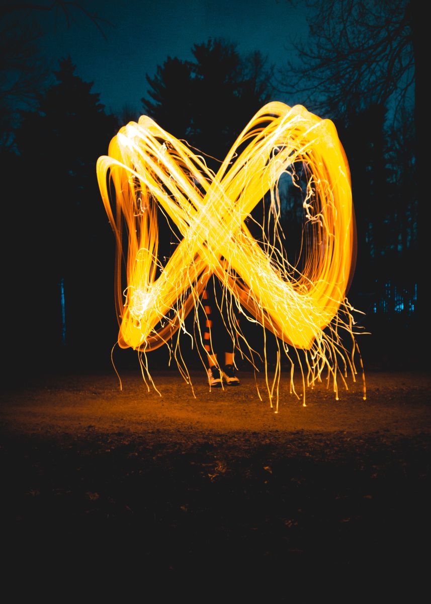 'Infinite light ' Poster, picture, metal print, paint by Sobalvarro ...