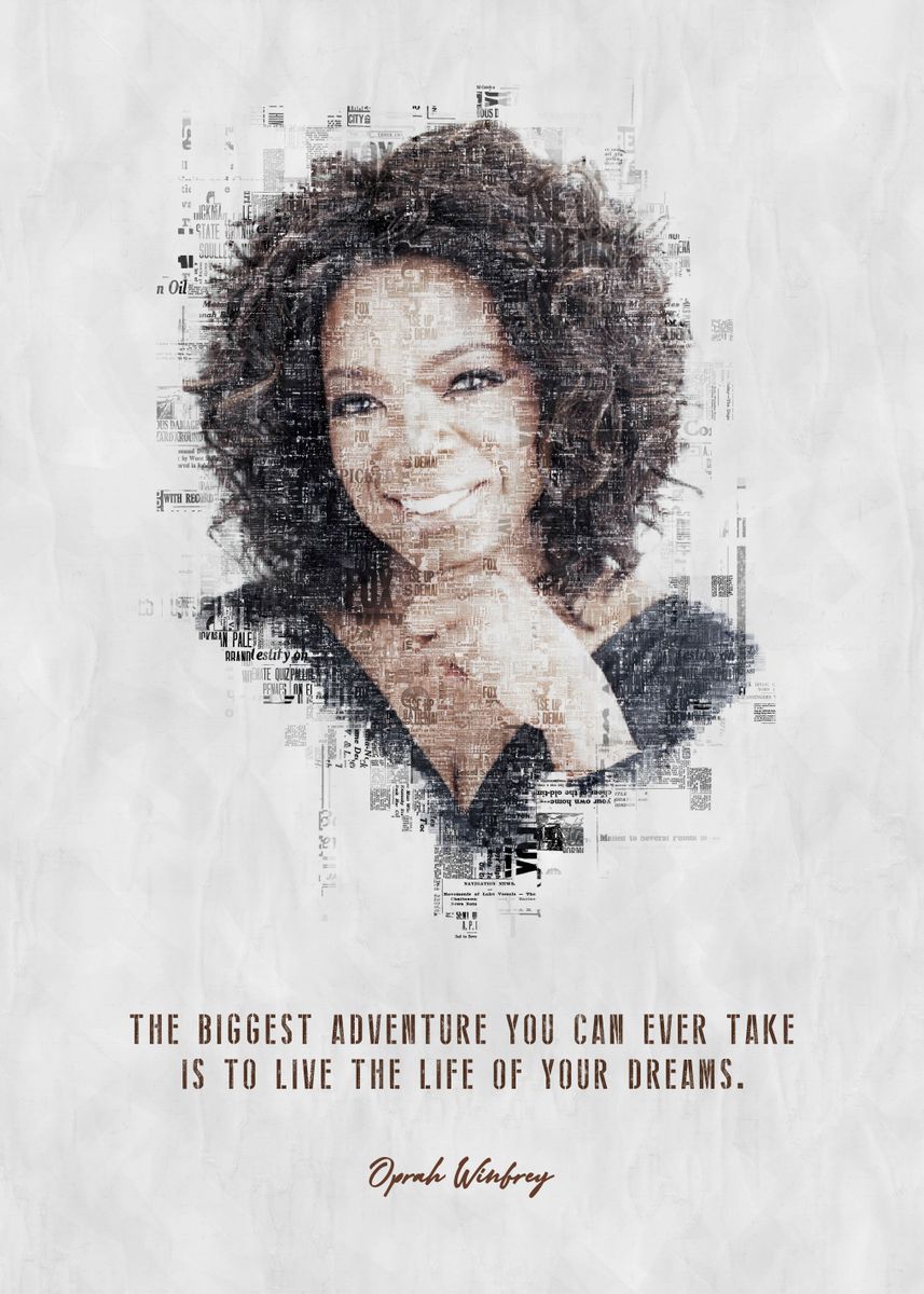 'Oprah Winfrey' Poster, picture, metal print, paint by Most Popular ...