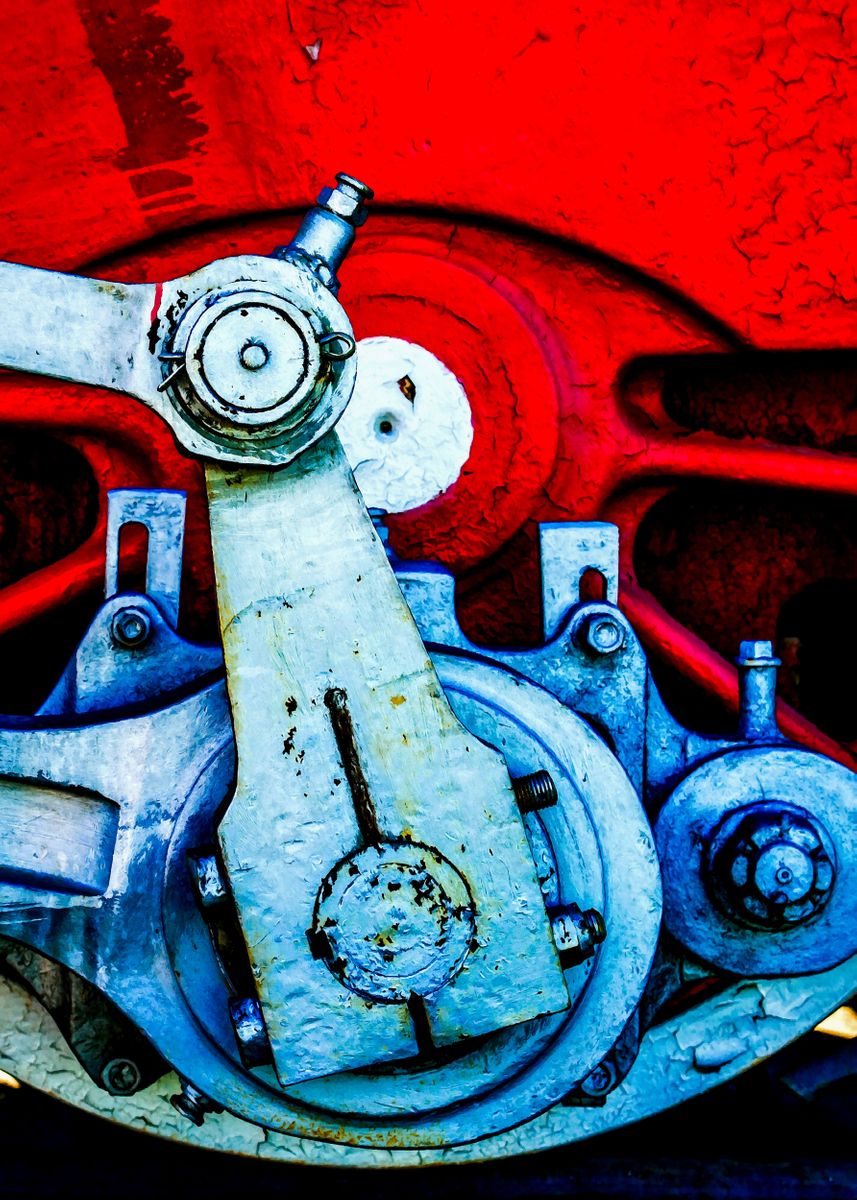 'Wheel Eccentric Main Rod' Poster, picture, metal print, paint by Art ...