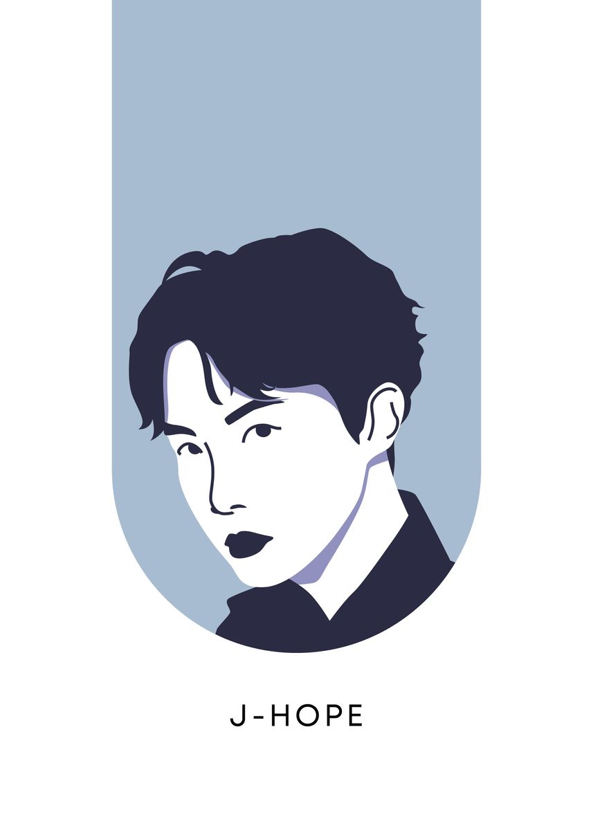 'BTS J Hope' Poster by Aspiringswine | Displate