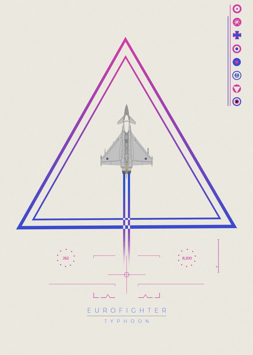 'Typhoon' Poster, picture, metal print, paint by Colin Morella | Displate