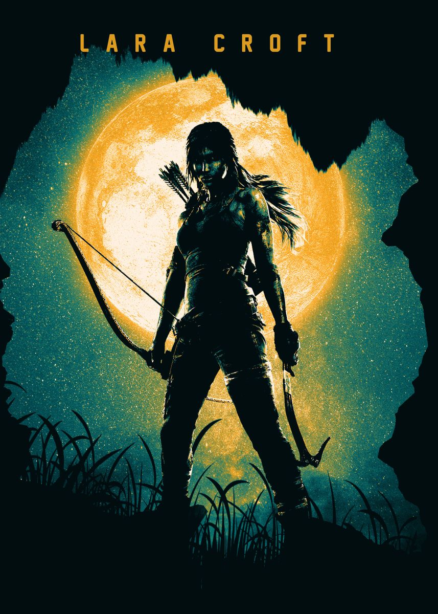 'Tomb Raider' Poster, picture, metal print, paint by Most Popular Cult ...