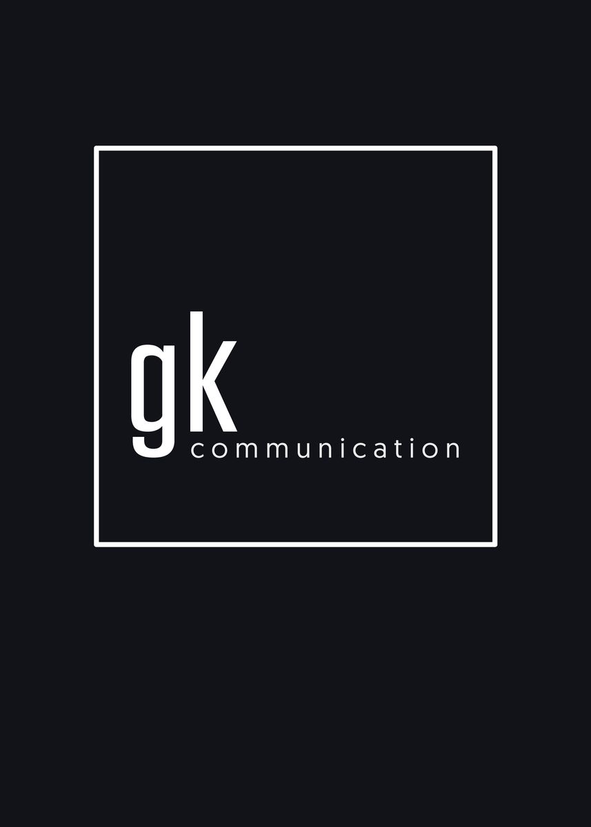 'gk communication Display' Poster, picture, metal print, paint by ...