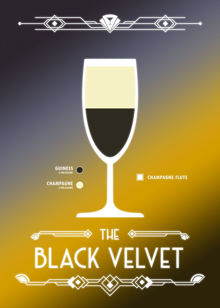 'Black Velvet' Poster by Bo Kev | Displate