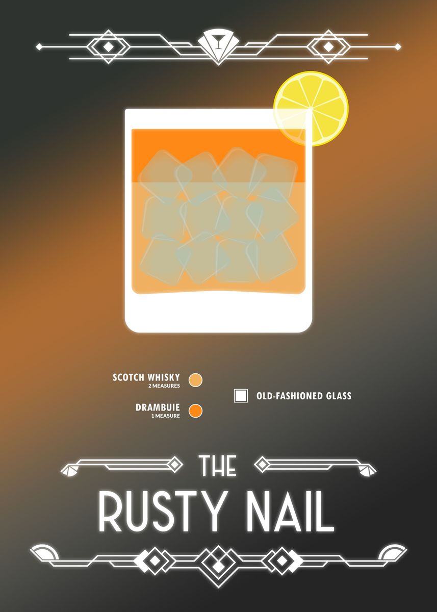 'Rusty Nail' Poster, picture, metal print, paint by Bo Kev | Displate