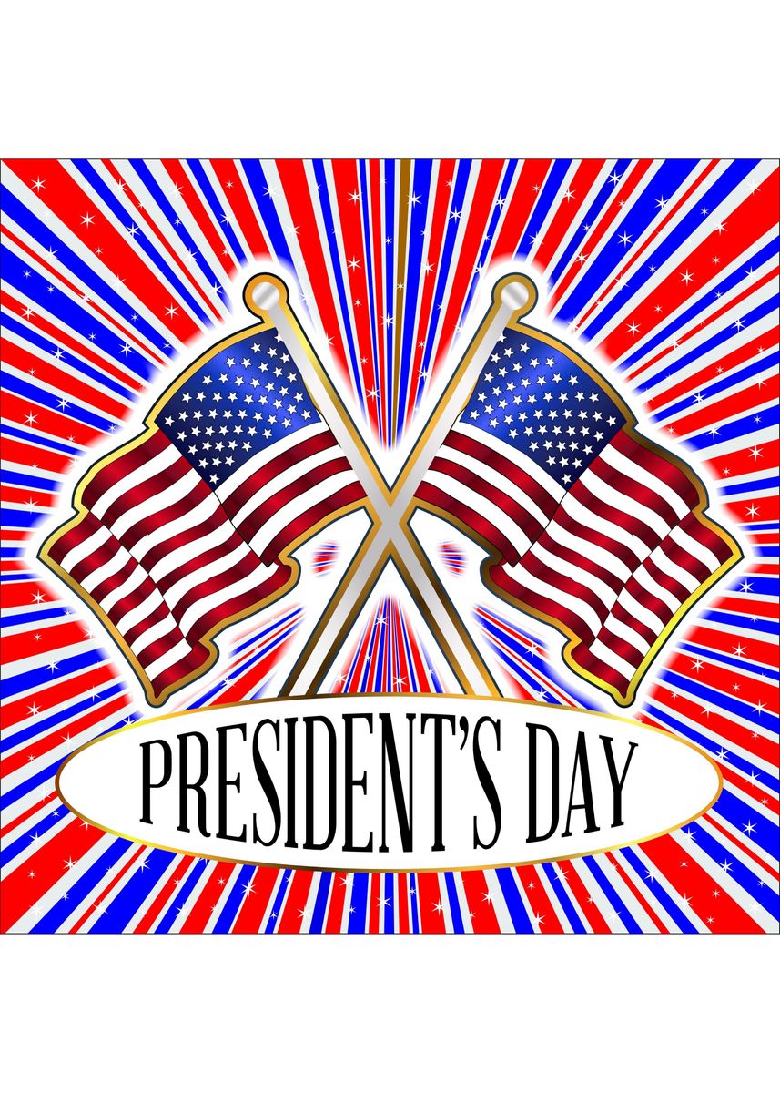 'Presidents Day Flag' Poster, picture, metal print, paint by HomeStead ...