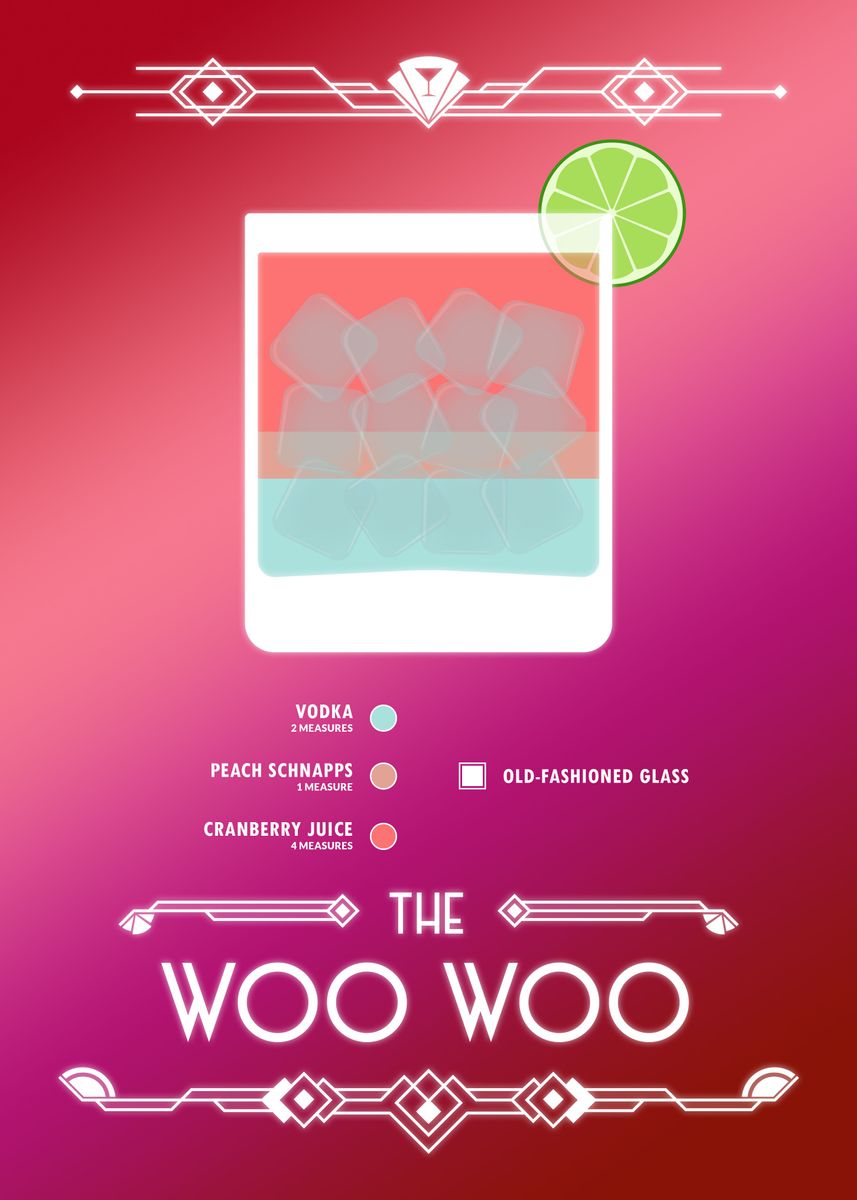 'Woo Woo' Poster, picture, metal print, paint by Bo Kev | Displate