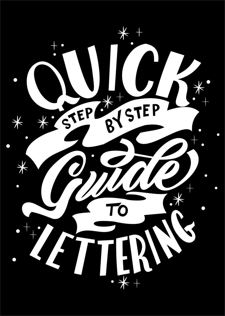 'poster lettering' Poster, picture, metal print, paint by crisstopher ...