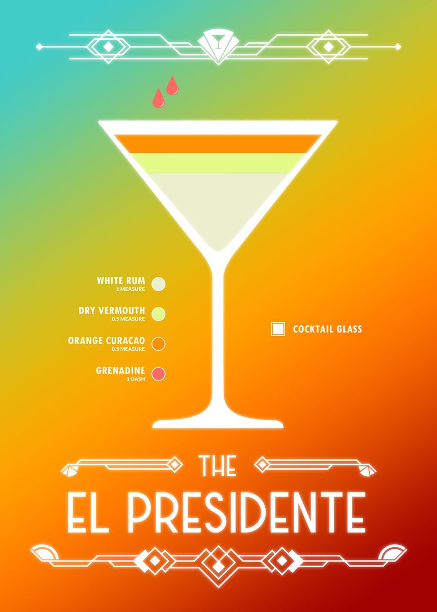 'El Presidente' Poster, picture, metal print, paint by Bo Kev | Displate