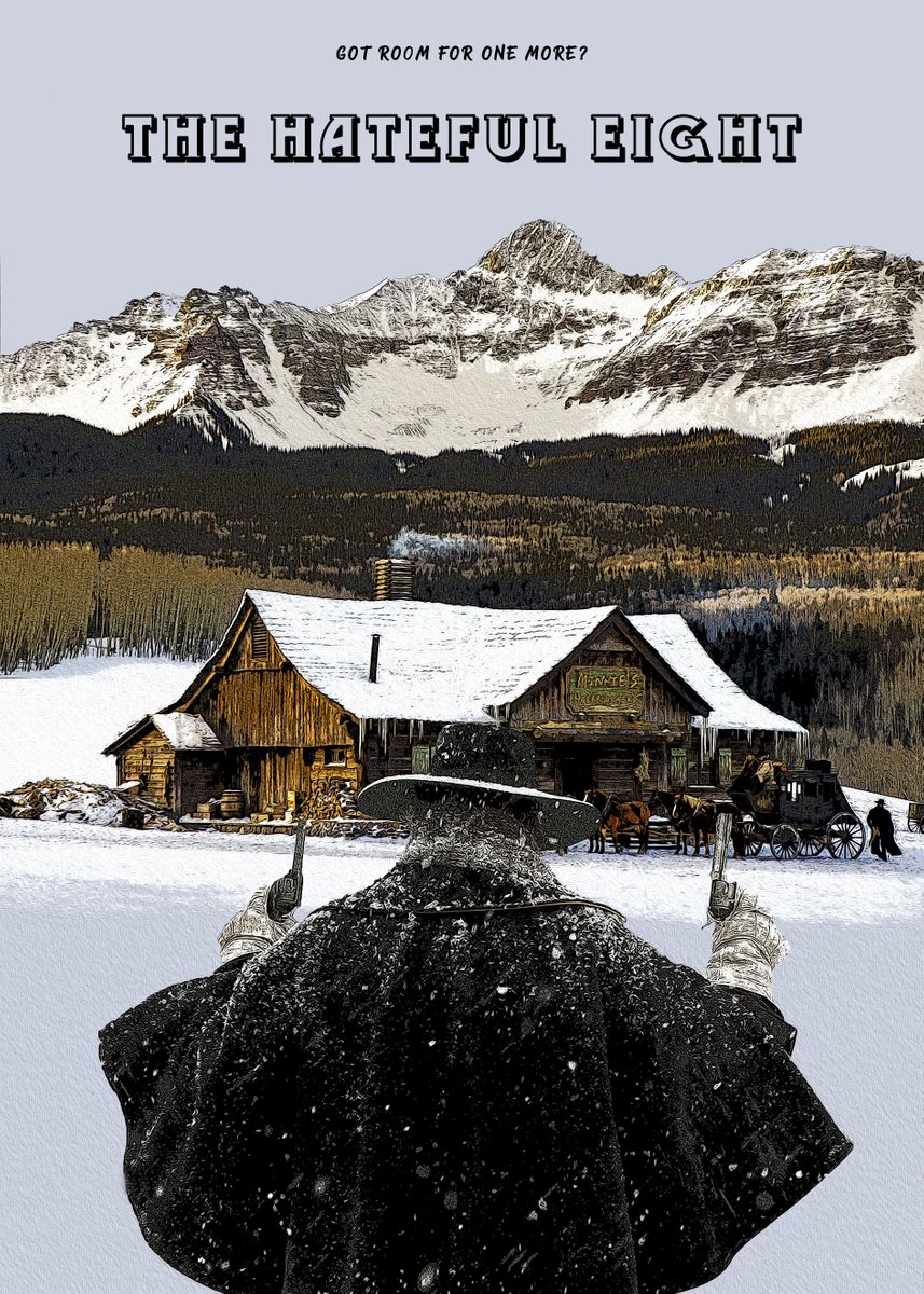 'The Hateful Eight ' Poster, picture, metal print, paint by Movue ...