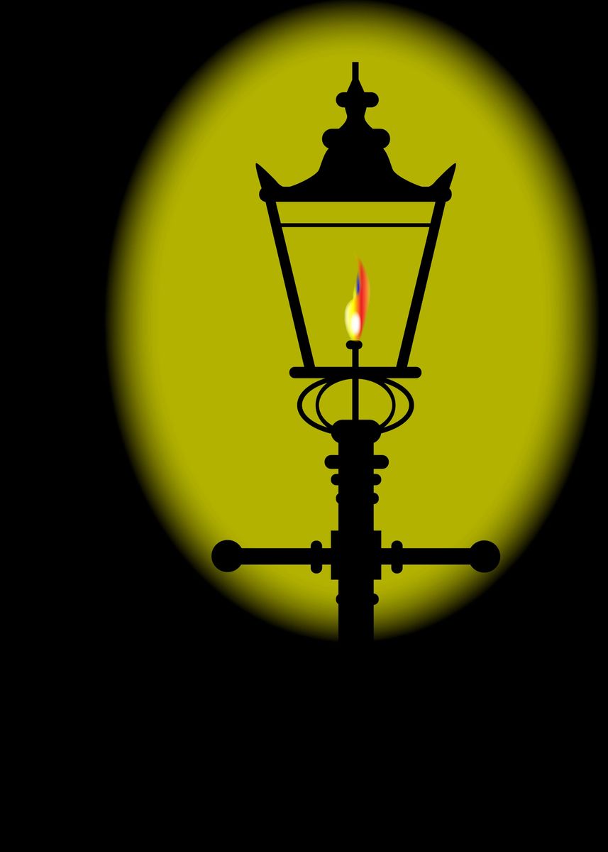 'Gaslight' Poster, picture, metal print, paint by HomeStead Digital ...