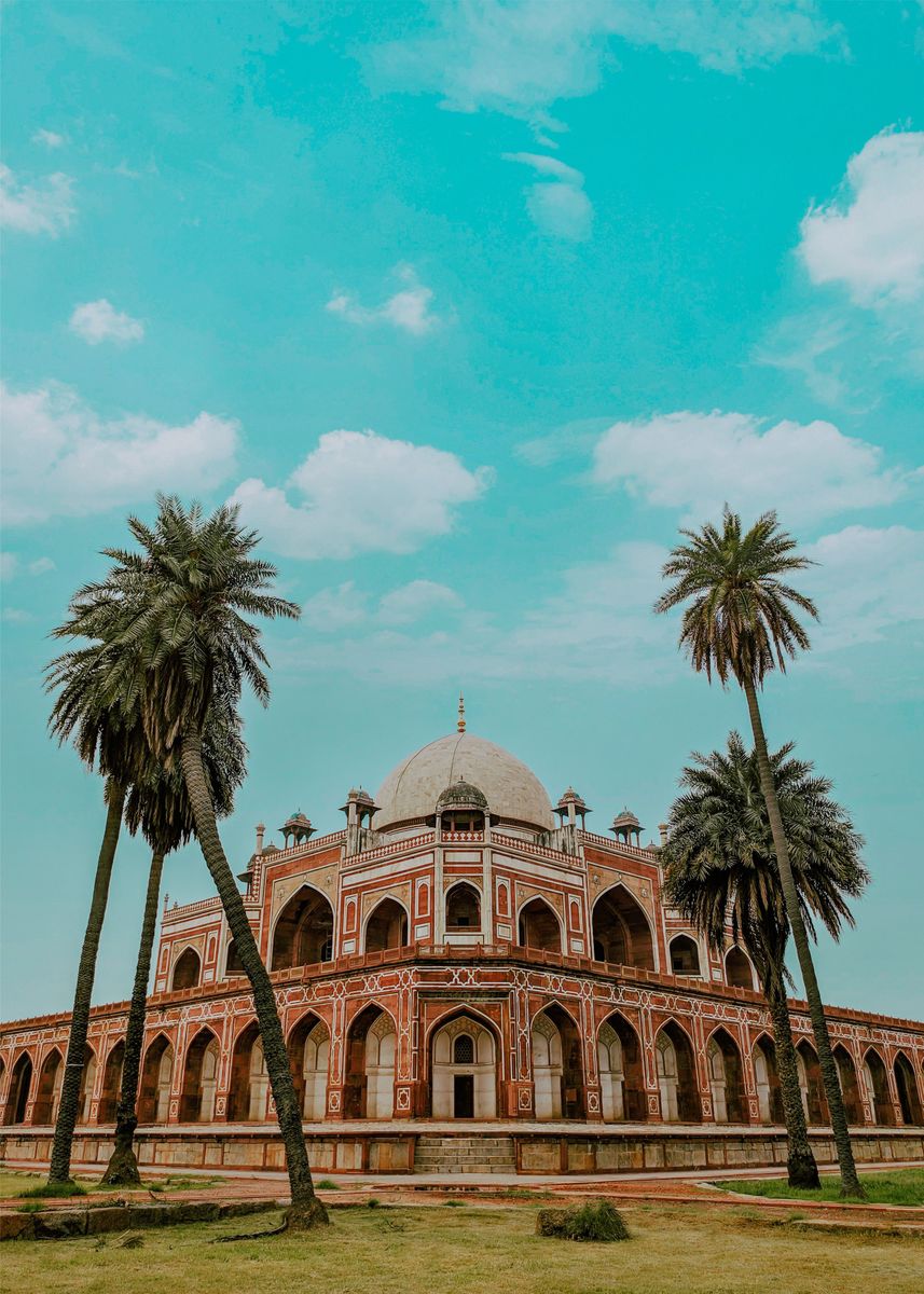 'humayun mosque tomb' Poster by DheYa Art | Displate