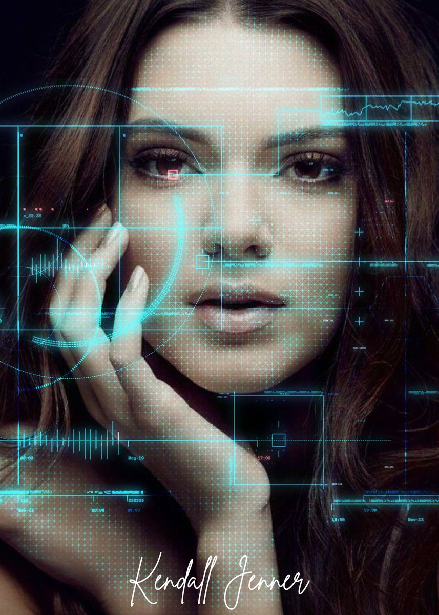 'kendall jenner face' Poster by twinstudio | Displate