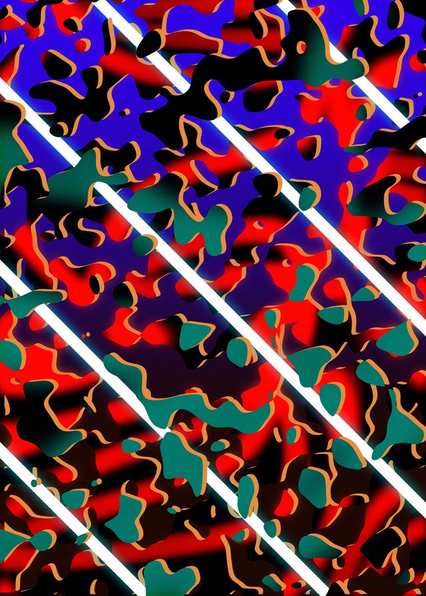 'Altered Perception' Poster, picture, metal print, paint by Pareidolia ...