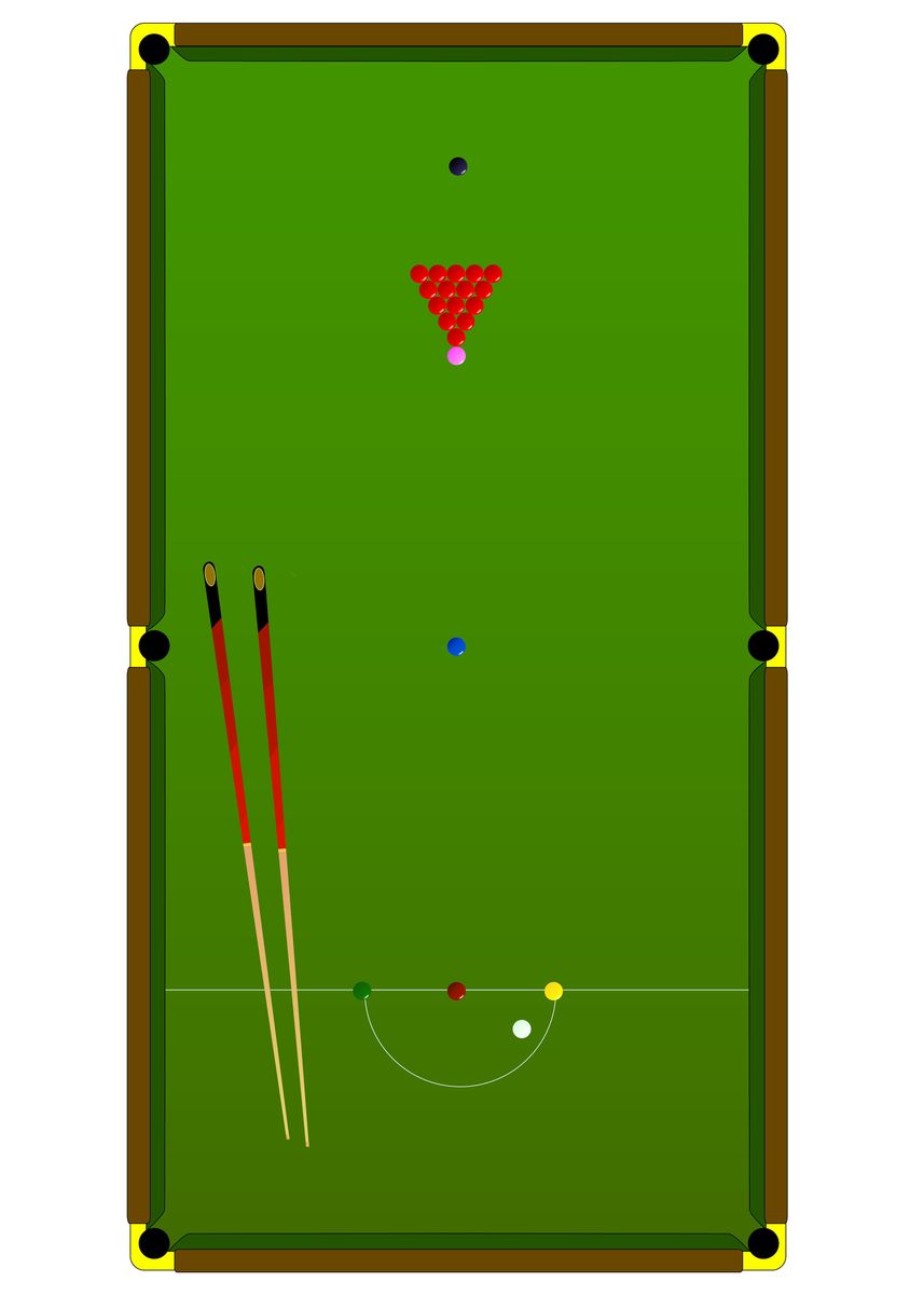 'Snooker Table' Poster, picture, metal print, paint by HomeStead ...