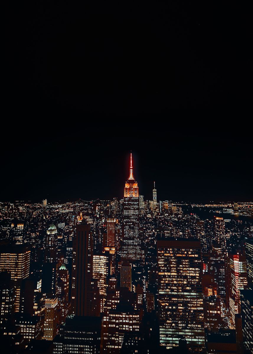 'Empire State of Mind' Poster, picture, metal print, paint by ...