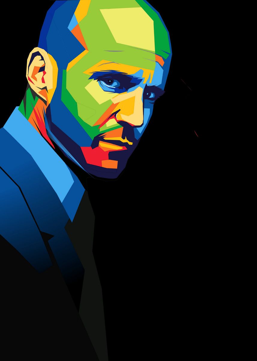 'Jason Statham' Poster by Hafis | Displate