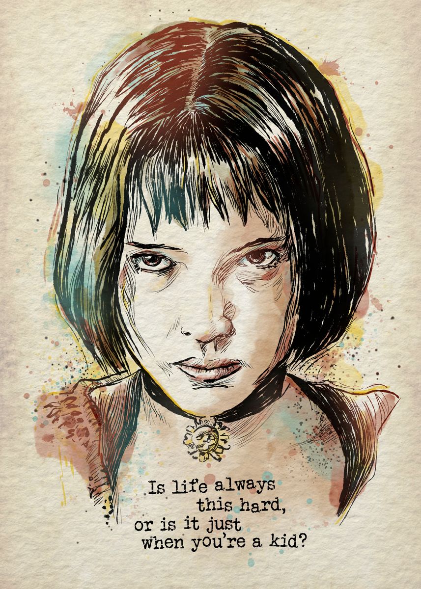 'Mathilda the Professional' Poster by Saqman | Displate