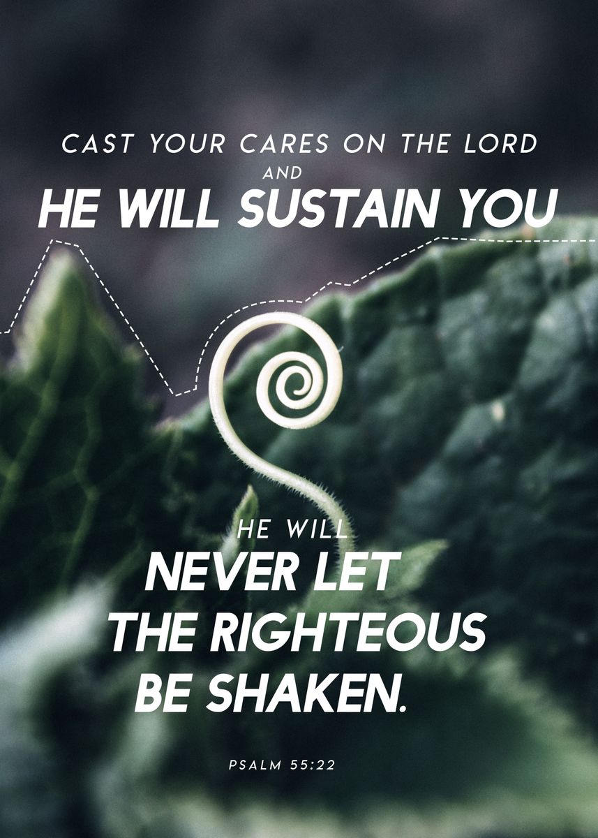 'God will sustain you' Poster, picture, metal print, paint by Veee ...