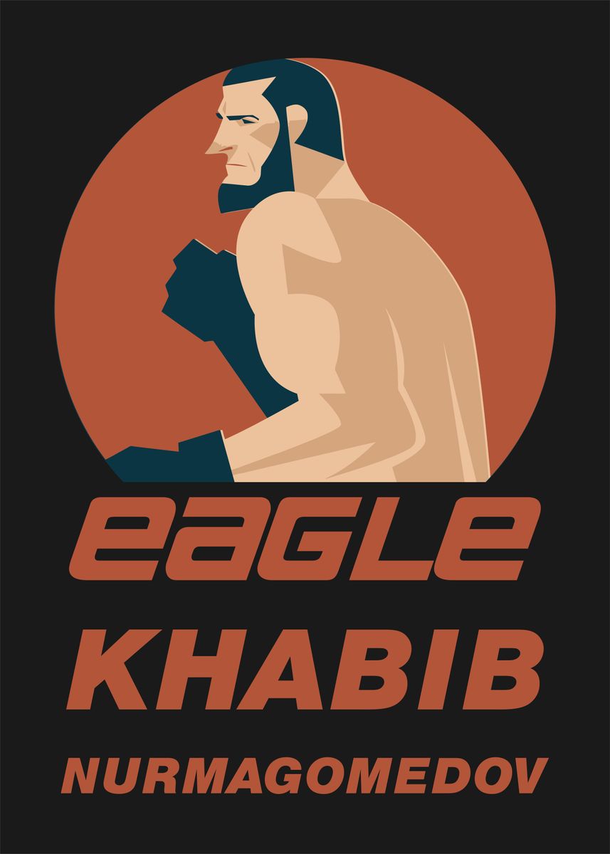 'The Eagle of UFC' Poster, picture, metal print, paint by Pulp Cover ...