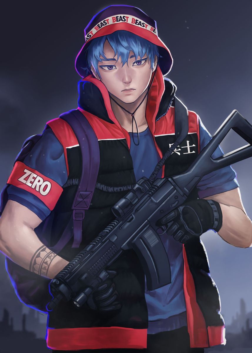 'Soldier Zero' Poster, picture, metal print, paint by jimuel brazos ...