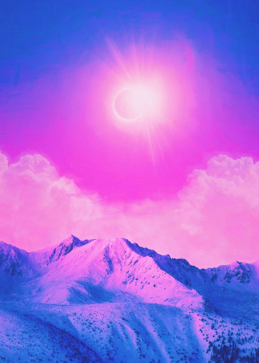 'Zenith' Poster, picture, metal print, paint by Shorsh | Displate