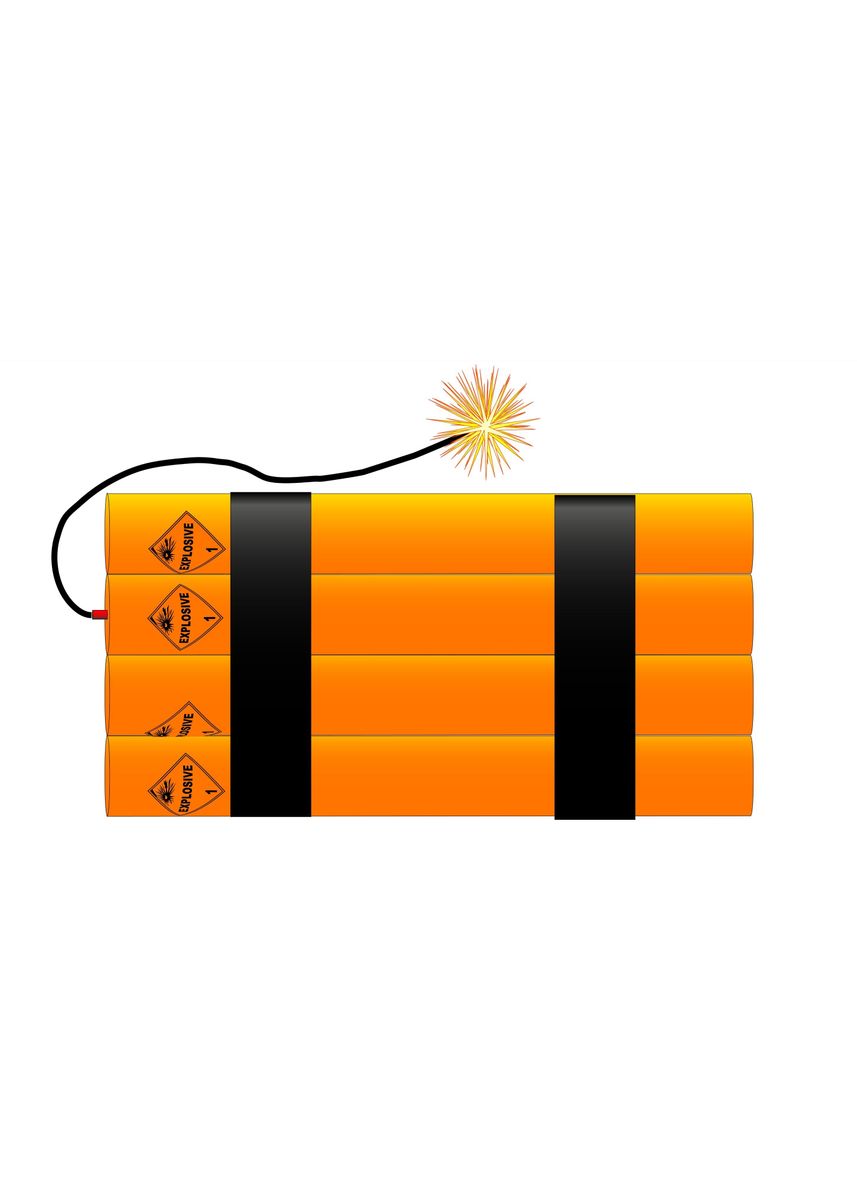 'Dynamite' Poster, picture, metal print, paint by HomeStead Digital ...