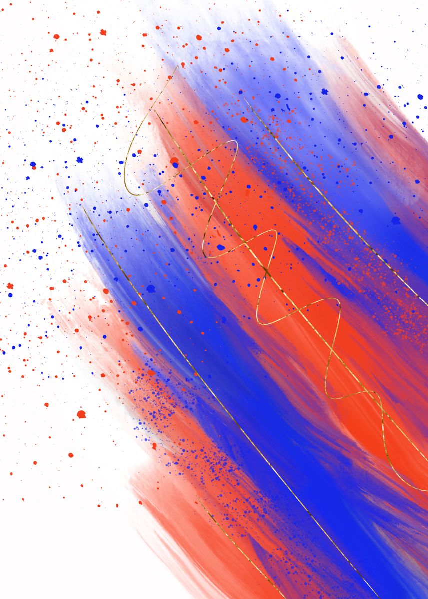 'Color Blast No 2' Poster by Melanie Viola | Displate