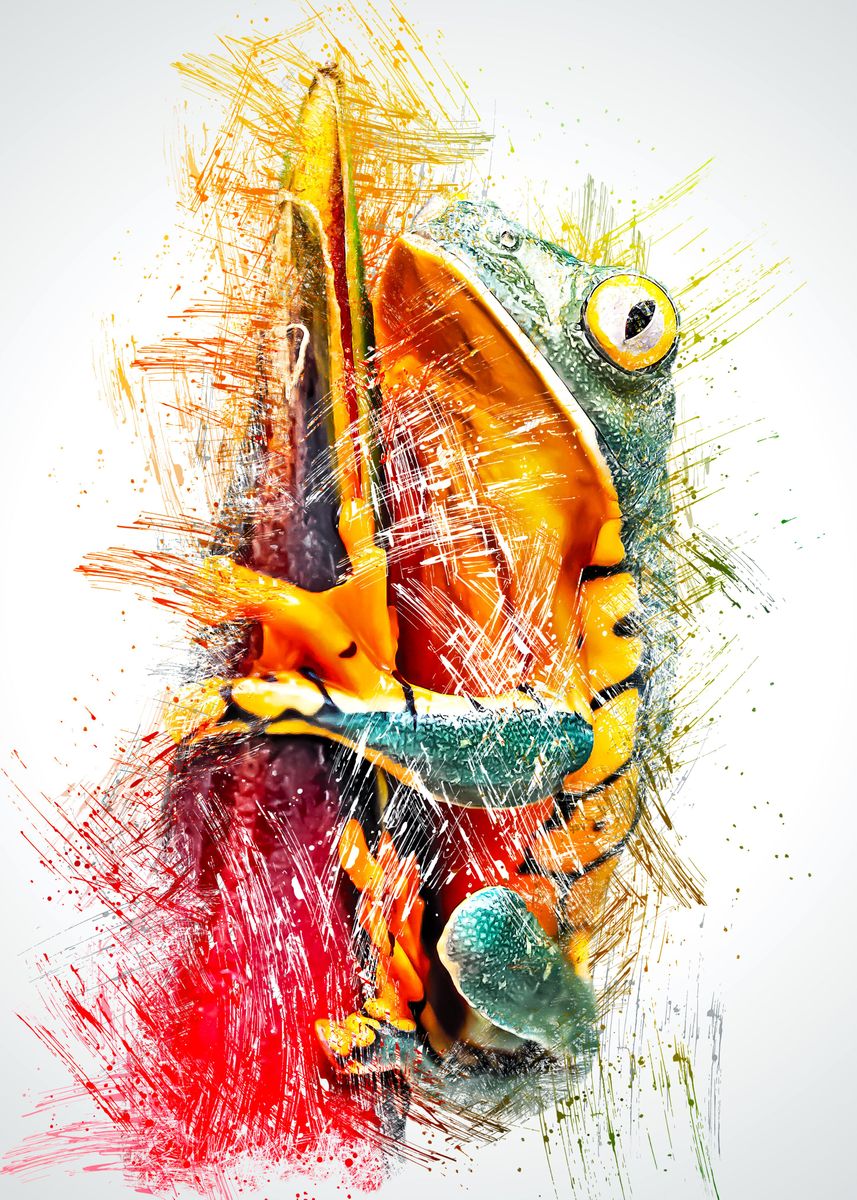 'Frog' Poster by Mas Nono | Displate