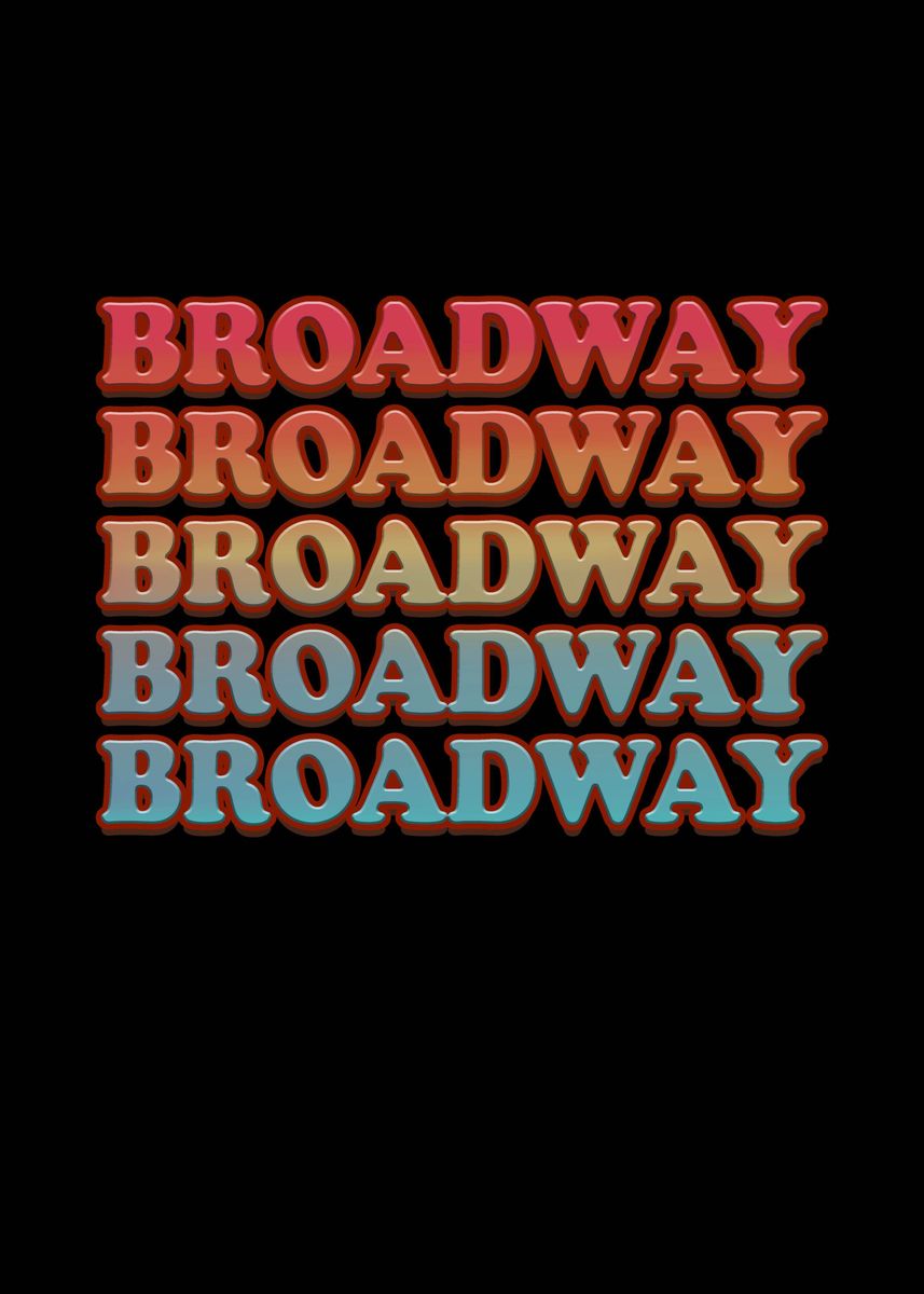 'Theatre Broadway Actress' Poster, picture, metal print, paint by ...