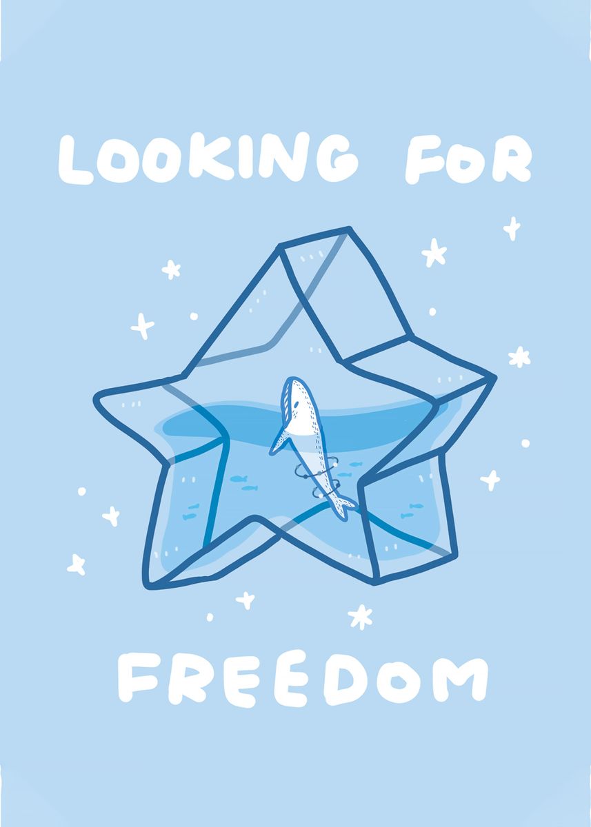 'Looking For Freedom' Poster, picture, metal print, paint by Treebbit ...