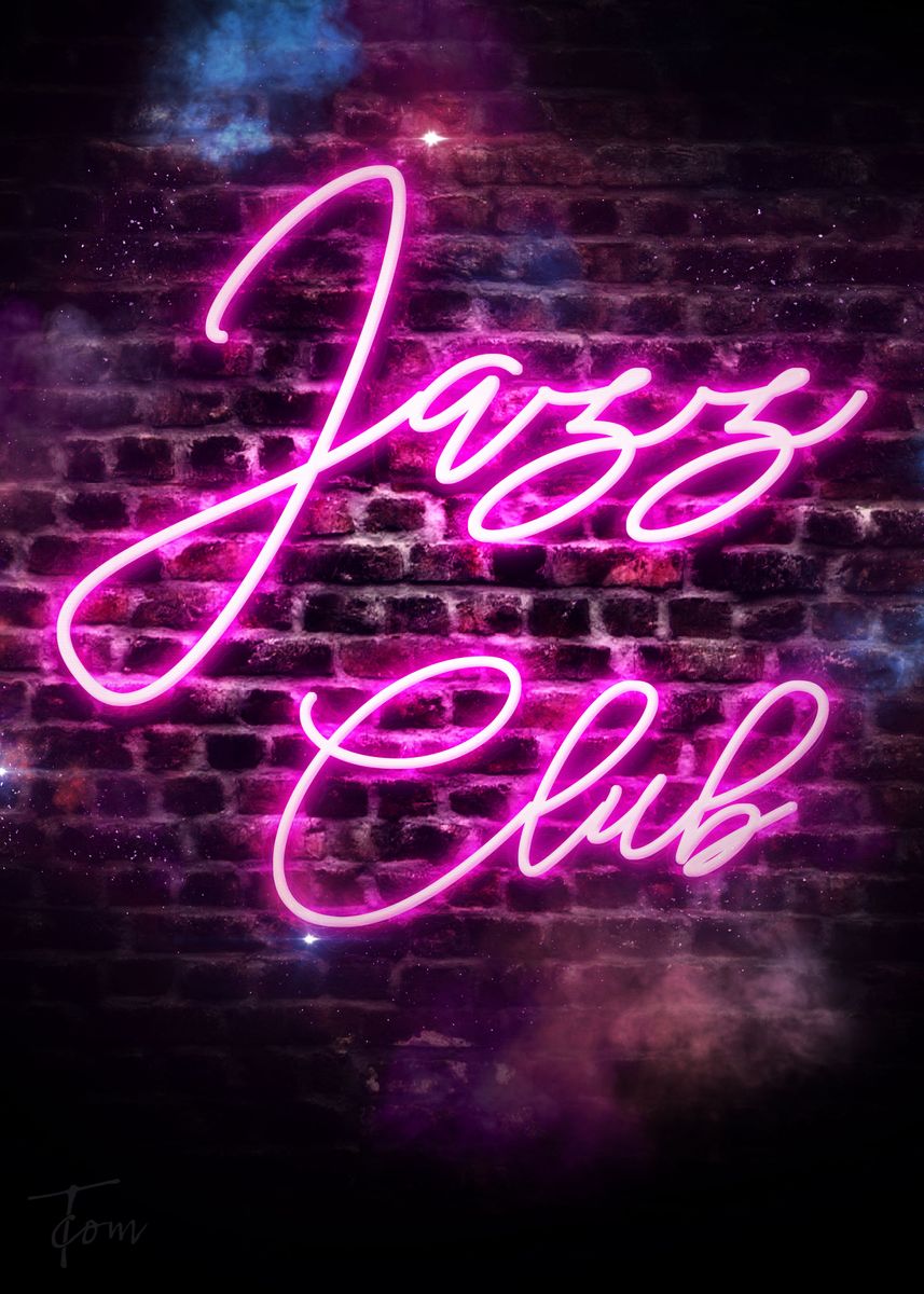'Jazz Club' Poster, picture, metal print, paint by Petra Rommelfanger ...
