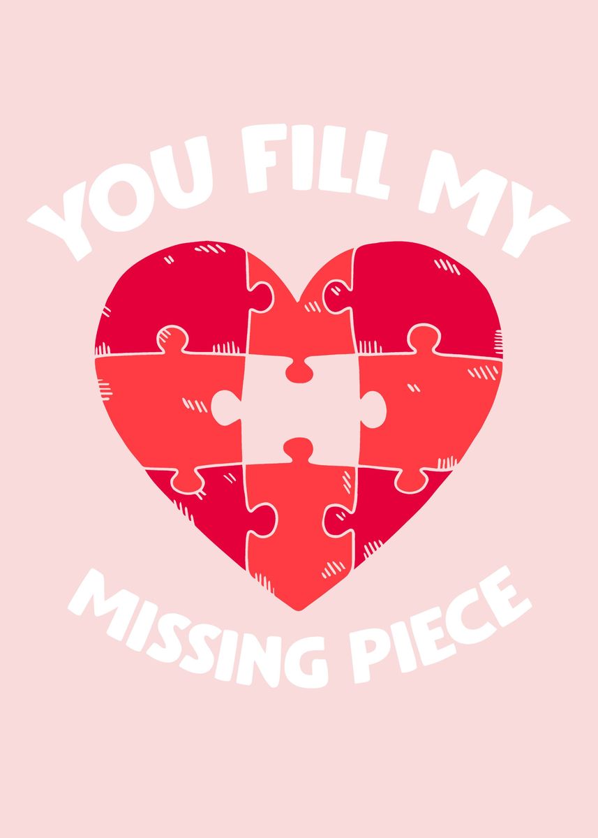 'Missing piece' Poster by Giovanni Poccatutte | Displate
