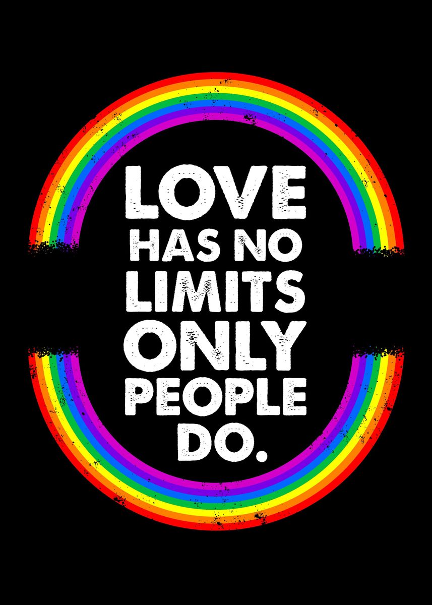 'Love has no limits ' Poster by Giovanni Poccatutte | Displate