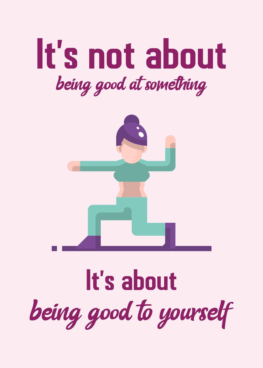 'Its not about' Poster by Lucky Art | Displate