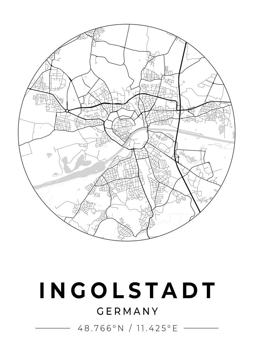 'Ingolstadt Germany' Poster by Conceptual Photography | Displate