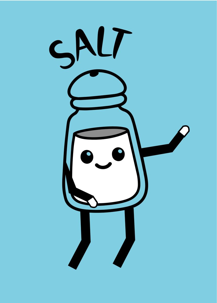 'Kitchen Poster of Salt' Poster, picture, metal print, paint by Shreyas ...