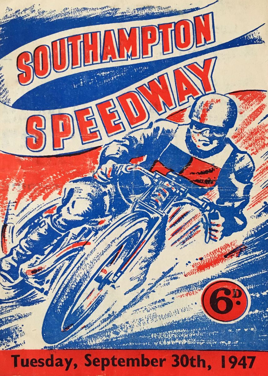 'Southampton Speedway 1947' Poster, picture, metal print, paint by Art ...
