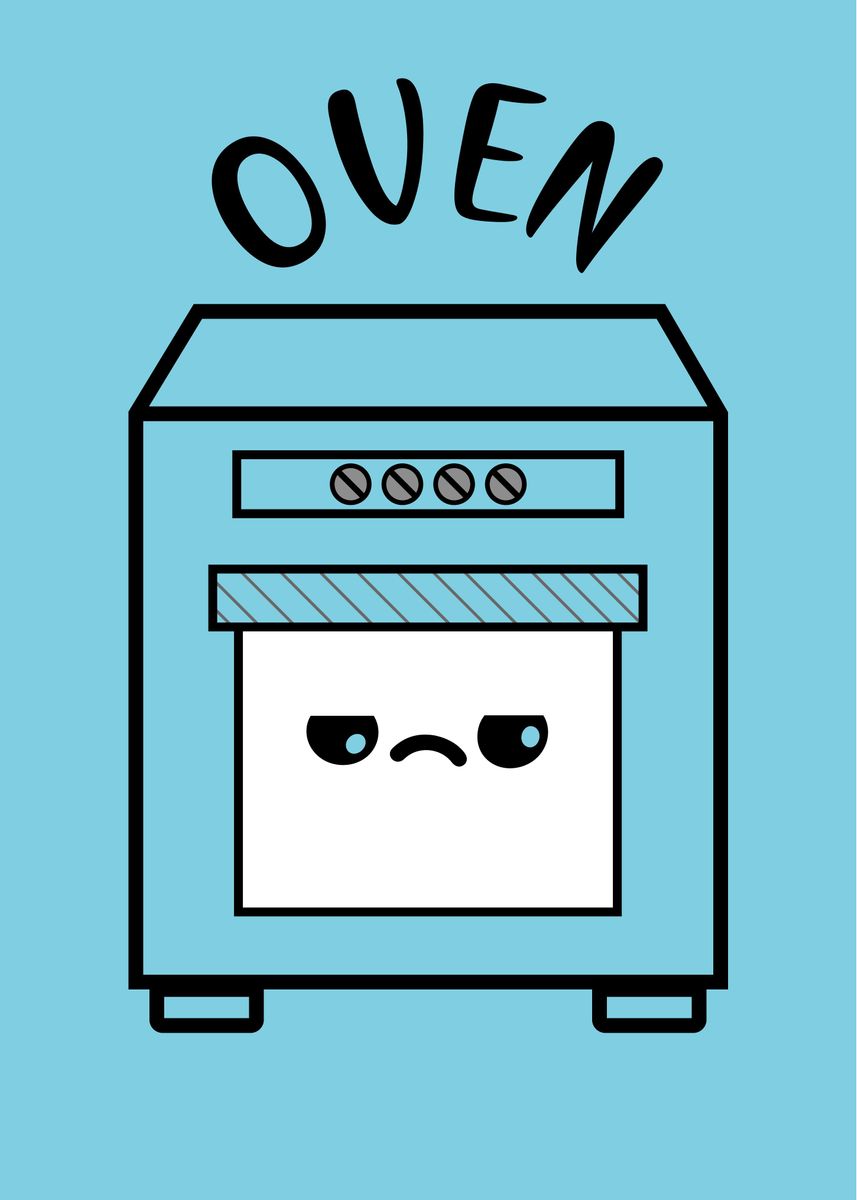 'Kitchen Poster of Oven' Poster by Shreyas Satish | Displate