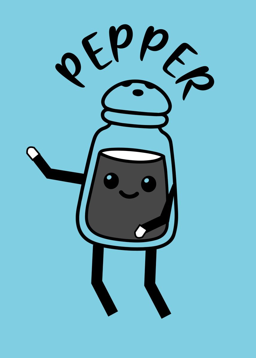 'Kitchen Poster of Pepper' Poster by Shreyas Satish | Displate