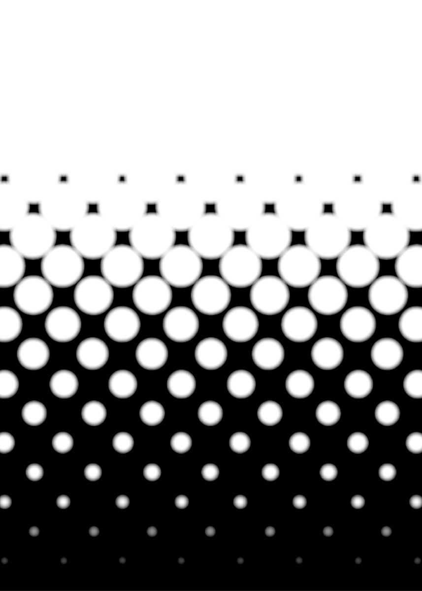 'Half Tone' Poster, picture, metal print, paint by HomeStead Digital ...